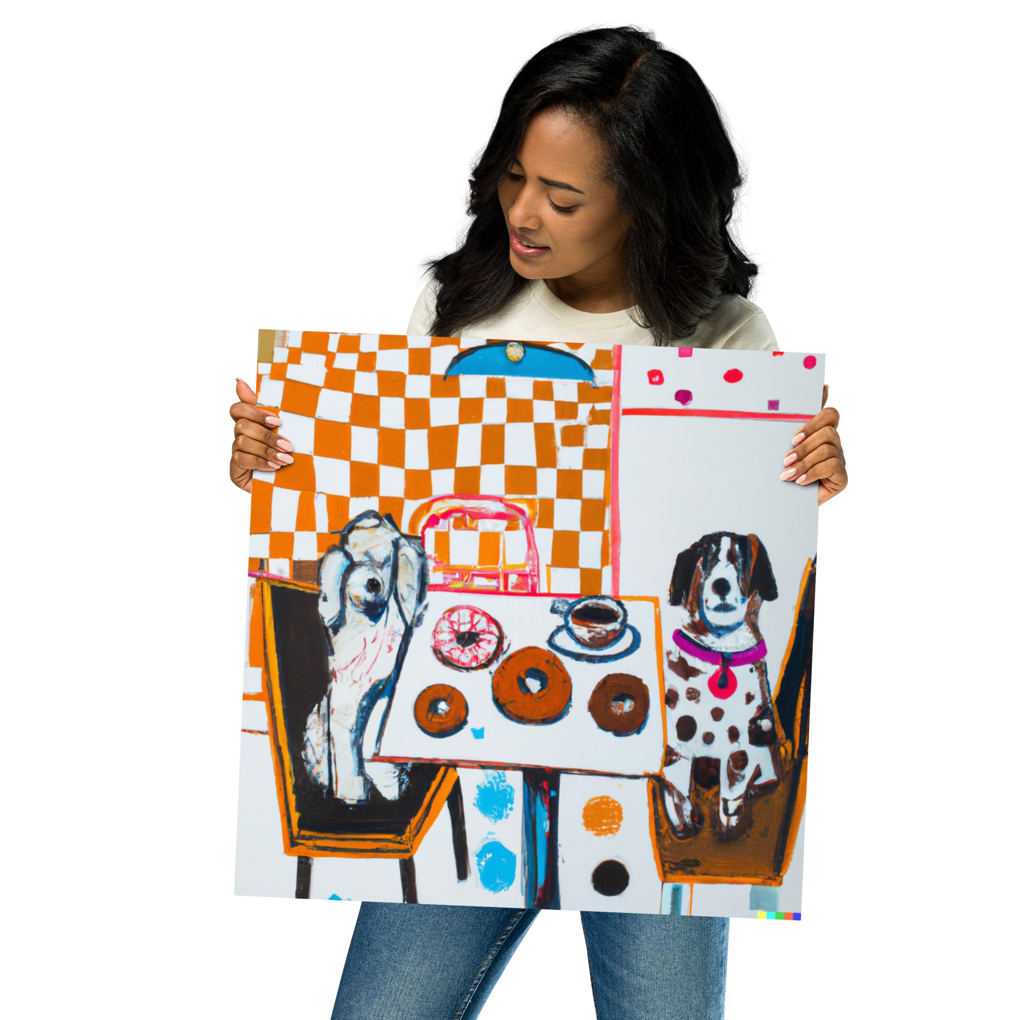 Donuts for Breakfast - Art- High-Quality Giclée Print Poster- Affordab ...